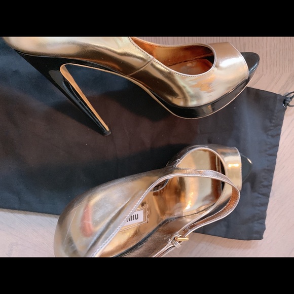 Miu Miu | Shoes | Miu Miu Platform Heels | Poshmark